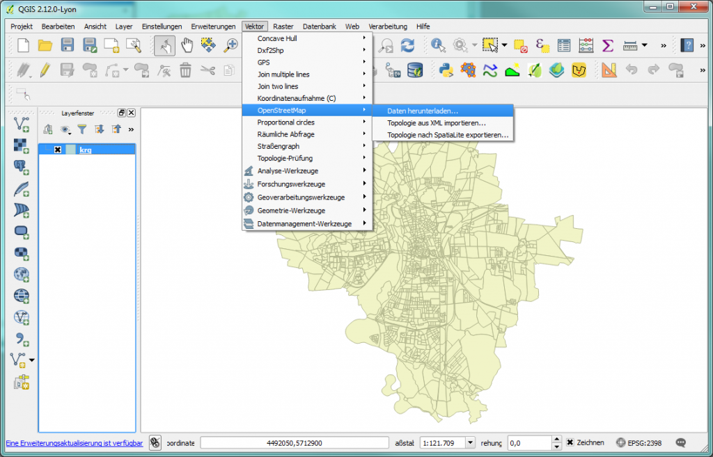 OSM-Daten ins Dektop GIS | #geoObserver
