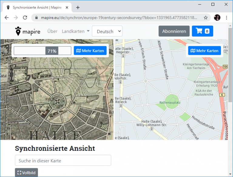 Mapire: Synchronisierte Karten | #geoObserver