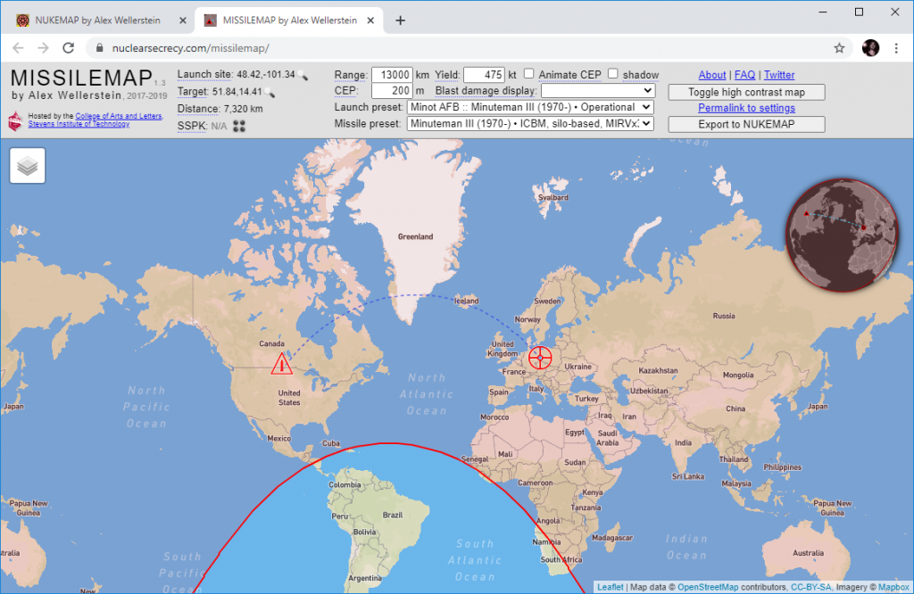 Erschreckend: Nukemap & Missilemap | #geoObserver