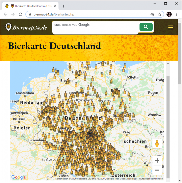 beer@map: Bierkarte | #geoObserver