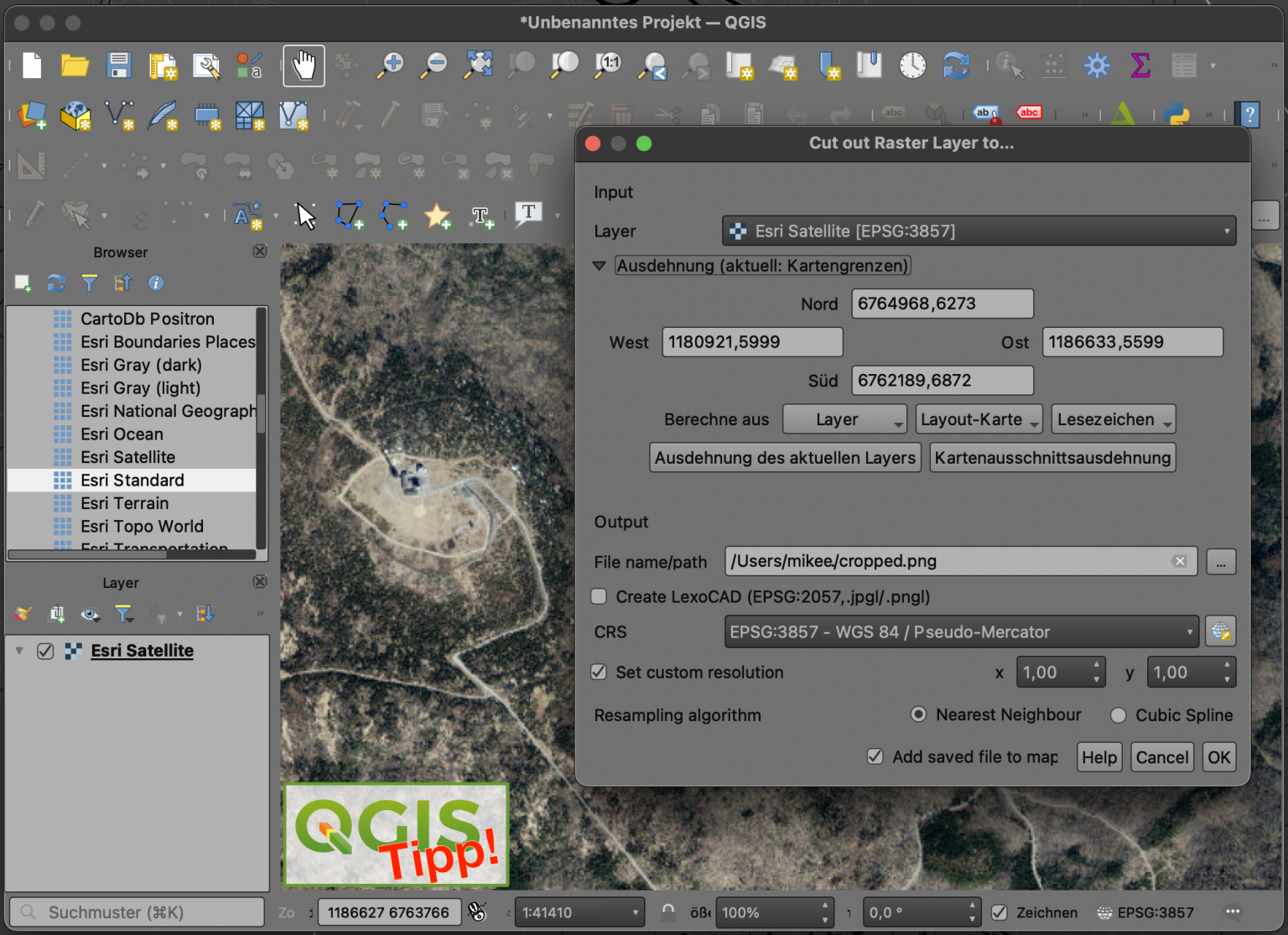 QGIS-Tipp: Raster Cutter Plugin | #geoObserver
