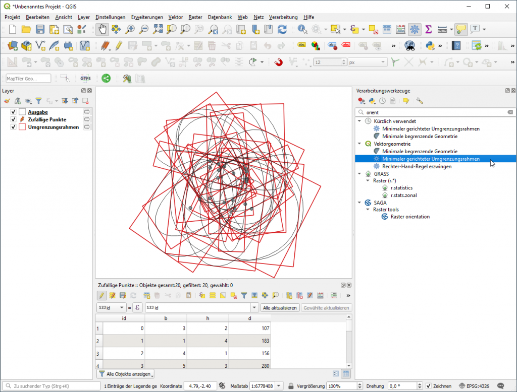 QGIS-Tipp: Länge und Breite eines Polygons? | #geoObserver