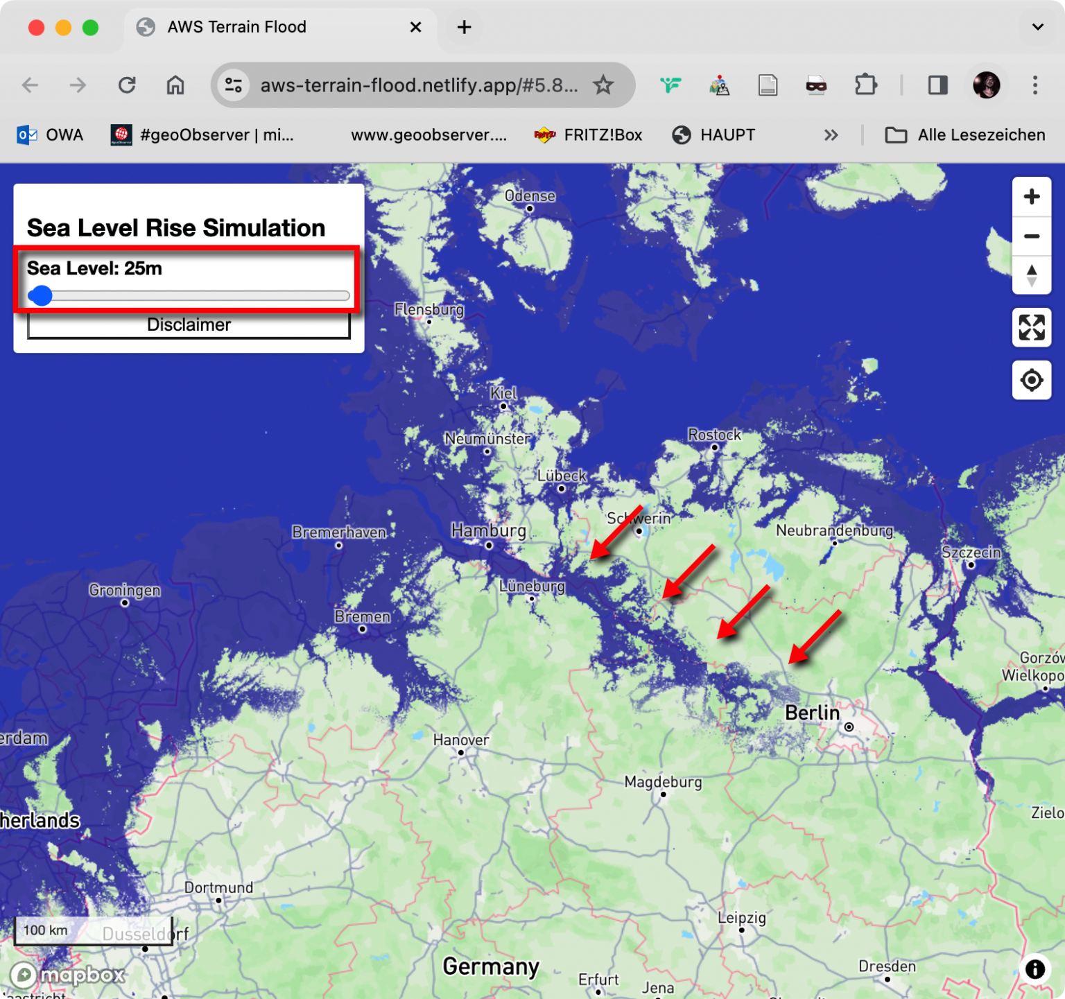 AWeSome! Meeresspiegel-Simulator | #geoObserver