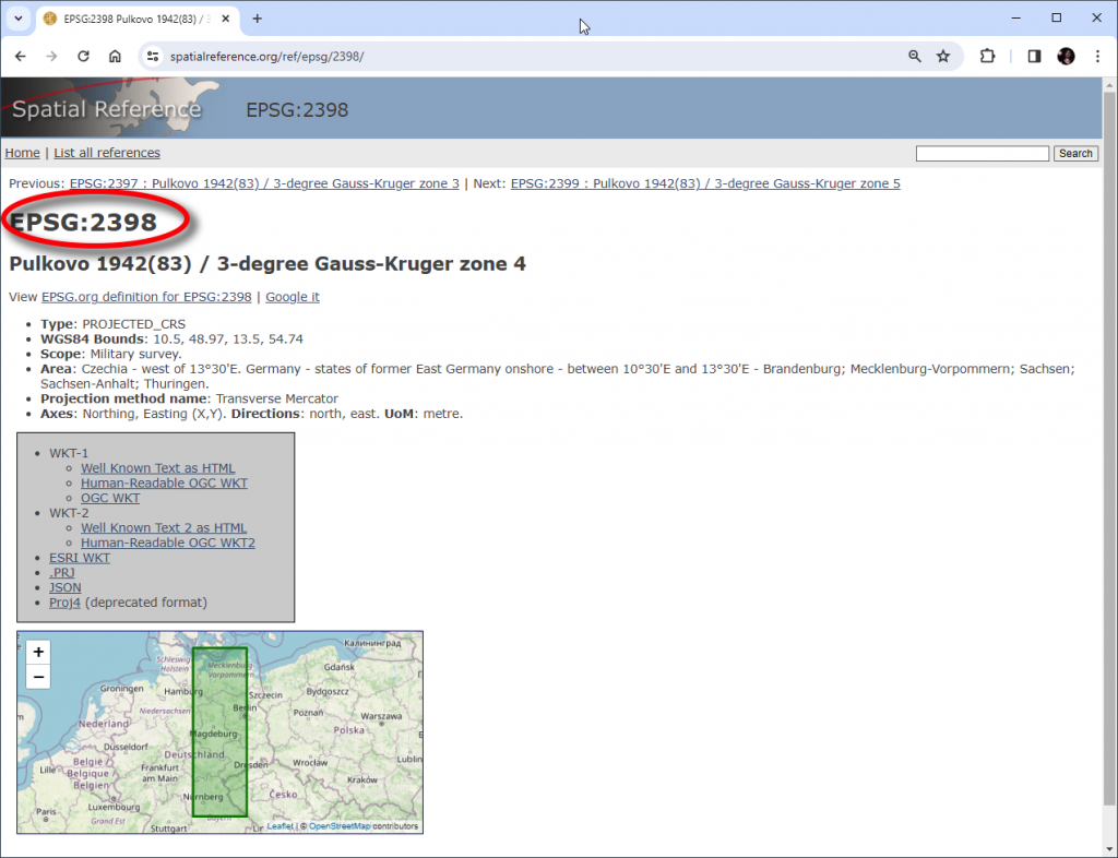 EPSG-Codes: Den Überblick behalten! | #geoObserver
