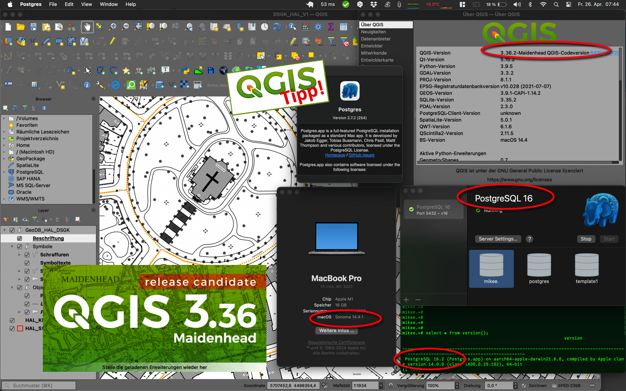 QGIS-Tipp: Downloads für 3.36.2 „Maidenhead“ (RC) & 3.34.6 „Prizren ...