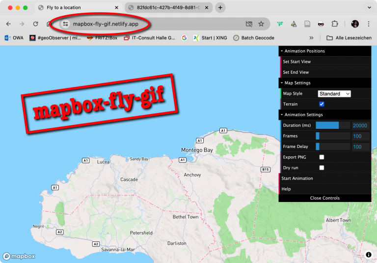 Mapbox-Fly-GIF: Einfache Flugsimulation | #geoObserver