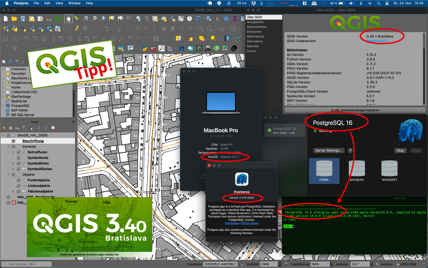 QGIS-Tipp: Alle Downloads für 3.40.1 “Bratislava” verfügbar! | #geoObserver