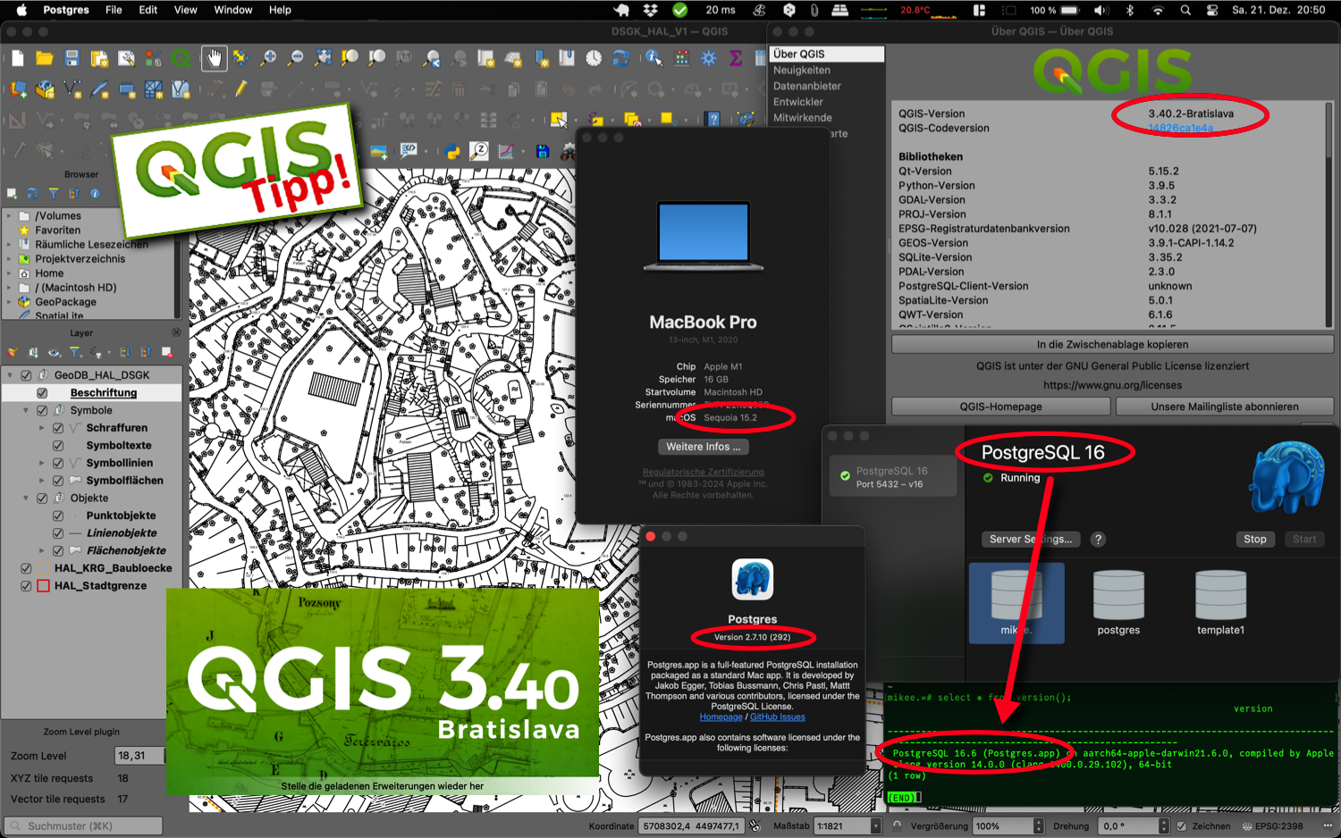 QGIS-Tipp: 3.40.2 “Bratislava” und Updates für MacOS verfügbar! Test ...