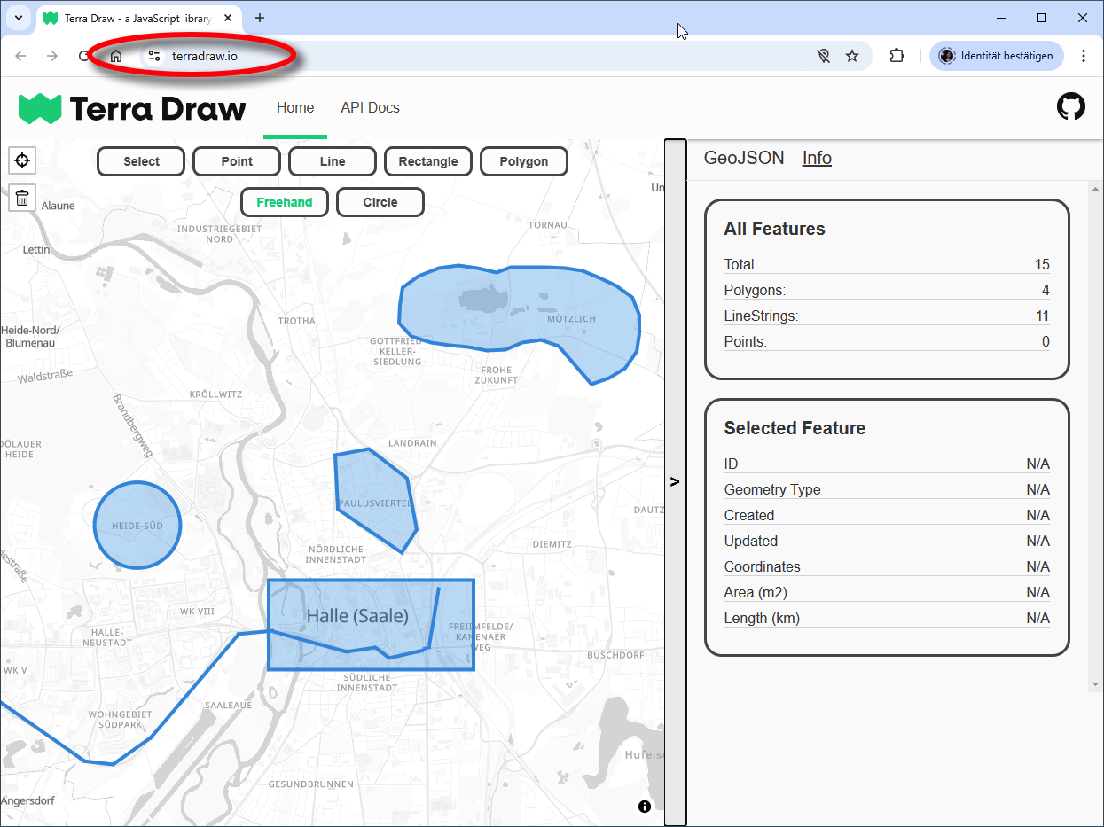Zeichnen auf Webkarten: Terra Draw | #geoObserver
