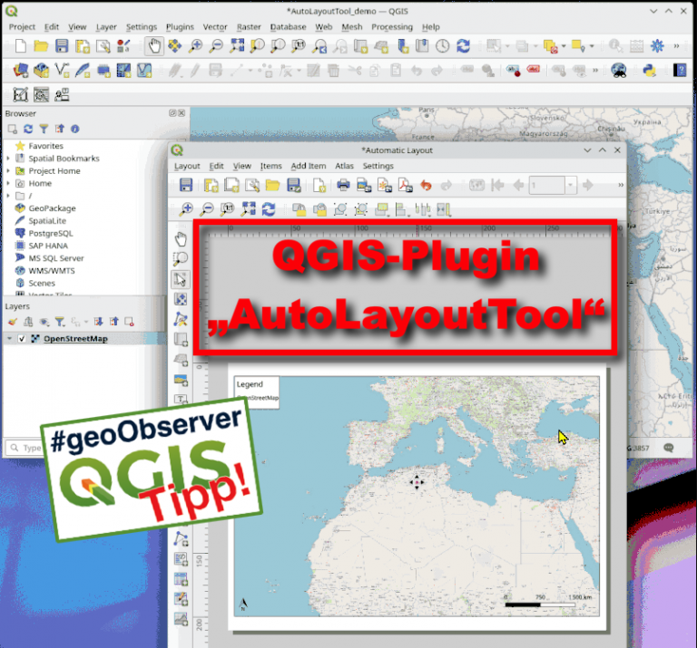 QGIS-Tipp: Plugin „AutoLayoutTool“ | #geoObserver