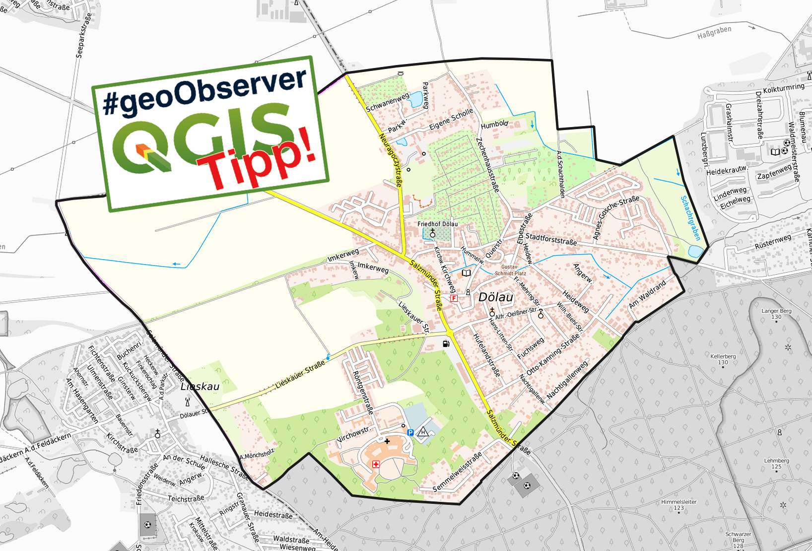 QGIS-Tipp: Farbiger Stadtplan grau maskiert? | #geoObserver