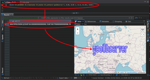 Na, wer kennt es? ST_Letters, ein Text2Multipolygon | #geoObserver